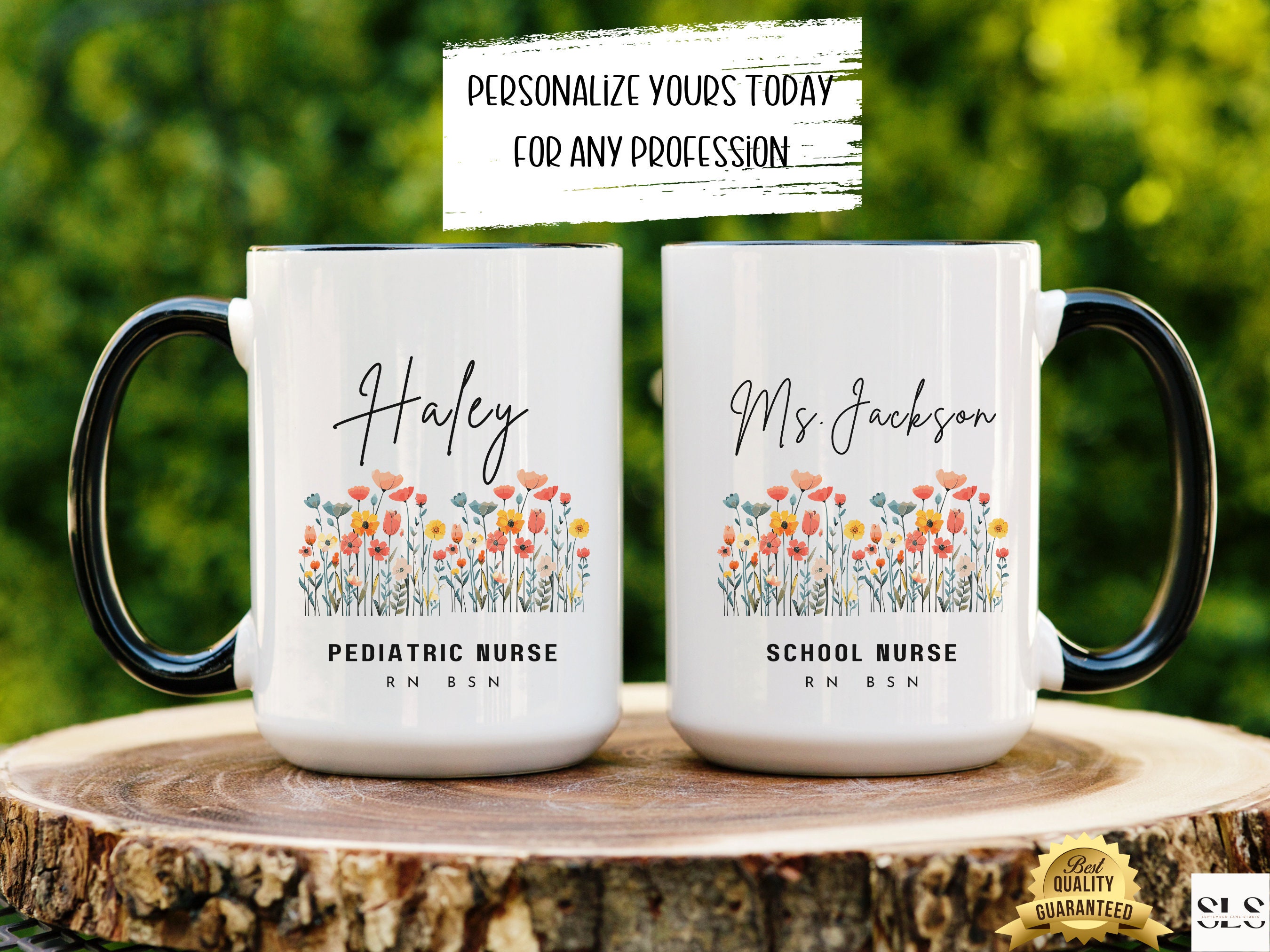 Custom Nurse Mug, Personalized Nurse Coffee Mug, Custom RN Gifts, Nurse ...