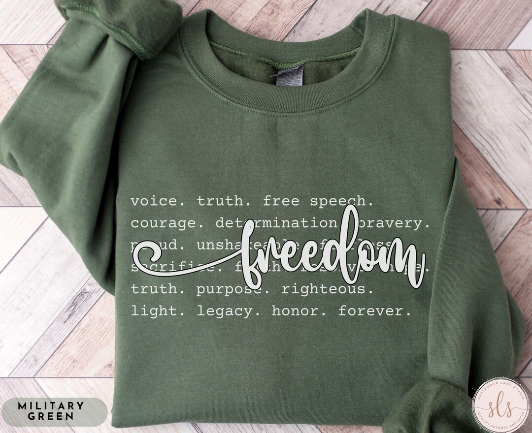 Freedom Sweatshirt, Activist Shirt, Protest Sweater, Unisex Sizes S - 3 ...