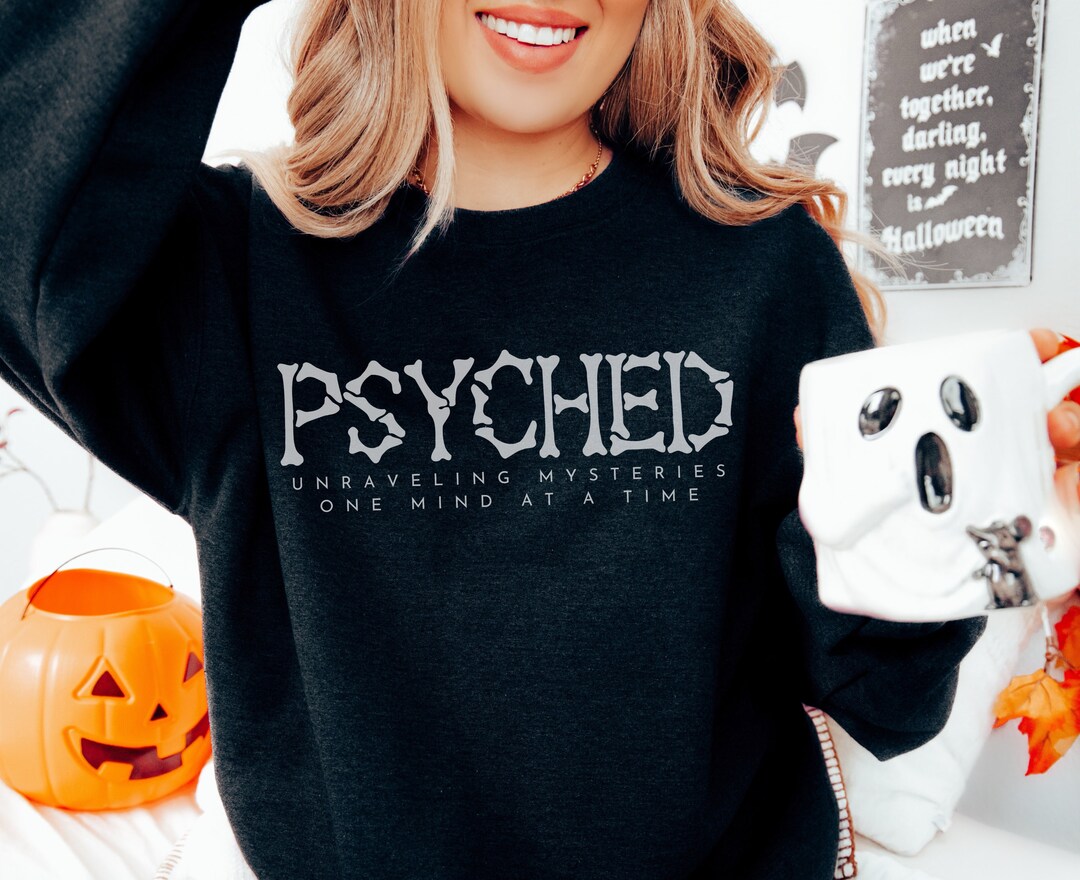 Halloween Sweatshirt for School Psychologist, Halloween Gift for School ...
