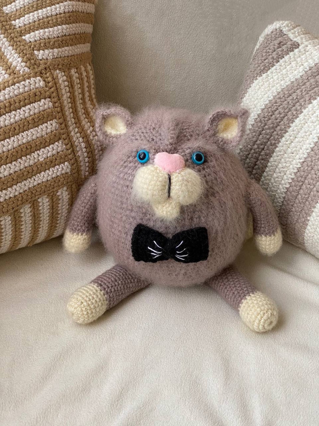 Handmade Crochet Cat, Amigurumi Cat, Сrochet Toys, Crochet Animal ...