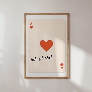 Feeling Lucky!, Aesthetic Digital Art Print for Home and Bedroom - Etsy