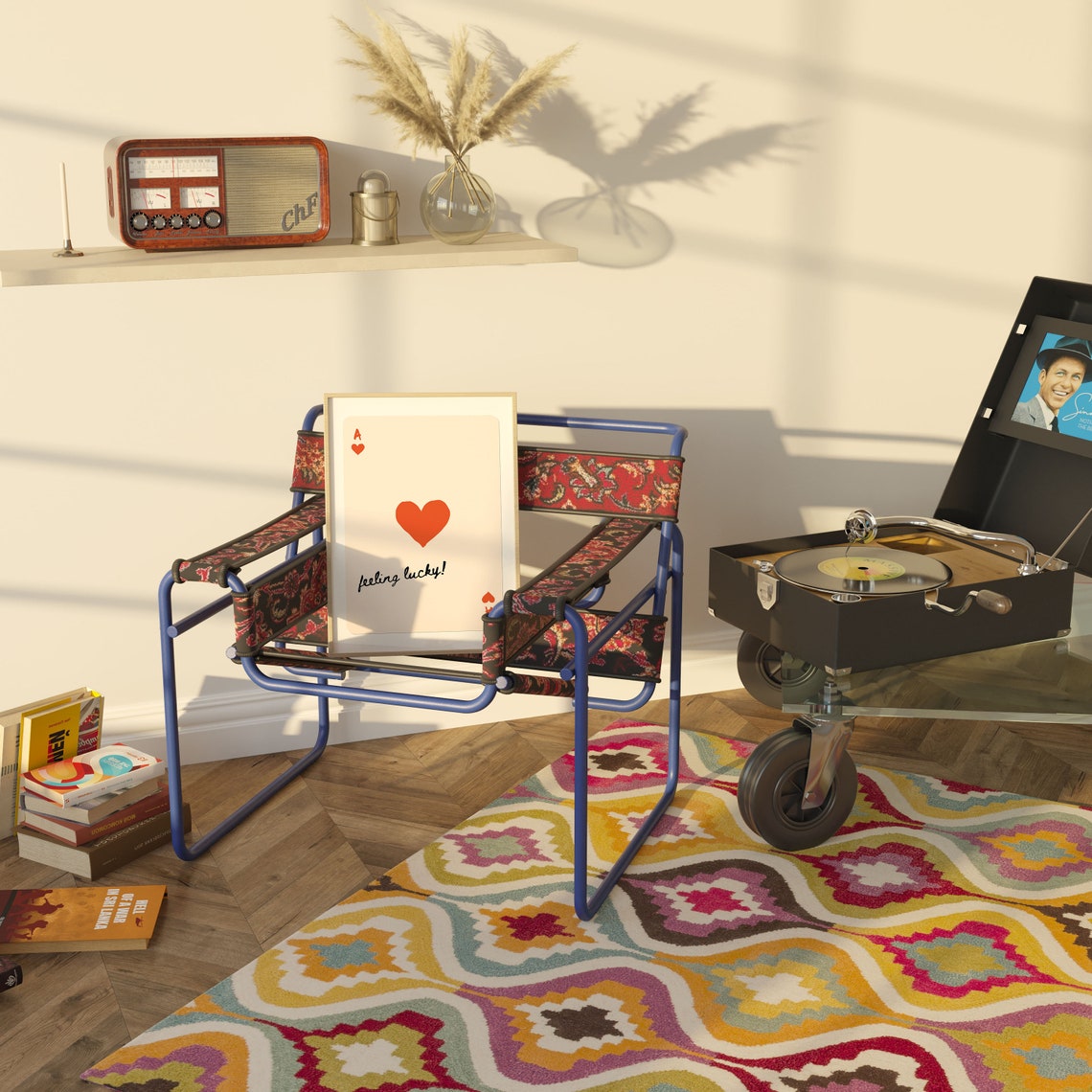 Feeling Lucky, Aesthetic Digital Art Print for Home and Bedroom - Etsy