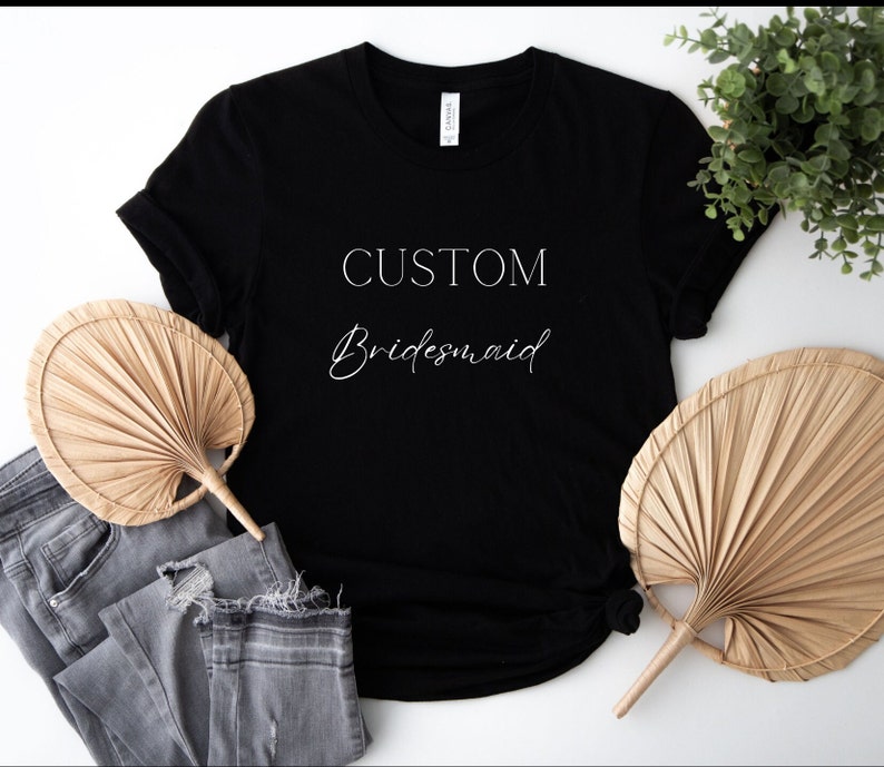 Custom Bridal Crew, Personalized Bridesmaid, Bridal Squad, Bachelorette ...