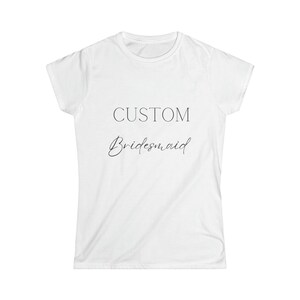 Custom Bridal Crew, Personalized Bridesmaid, Bridal Squad, Bachelorette ...