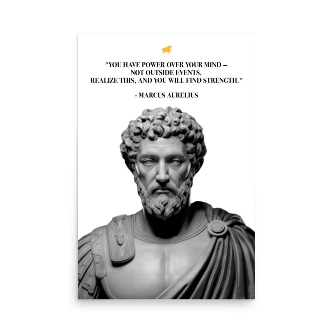 Marcus Aurelius Quote, Marcus Aurelius Poster, Marcus Aurelius Wall Art ...