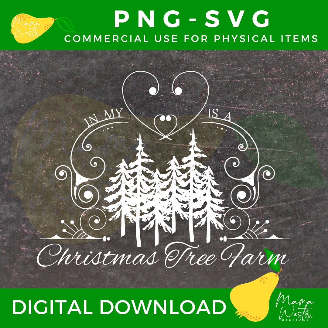 In My Heart is a Christmas Tree Farm Png Swift Swiftie Travis - Etsy
