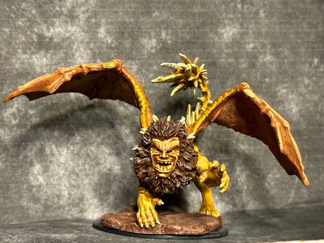 D&D Nolzur’s Marvelous Miniatures: Manticore - Etsy