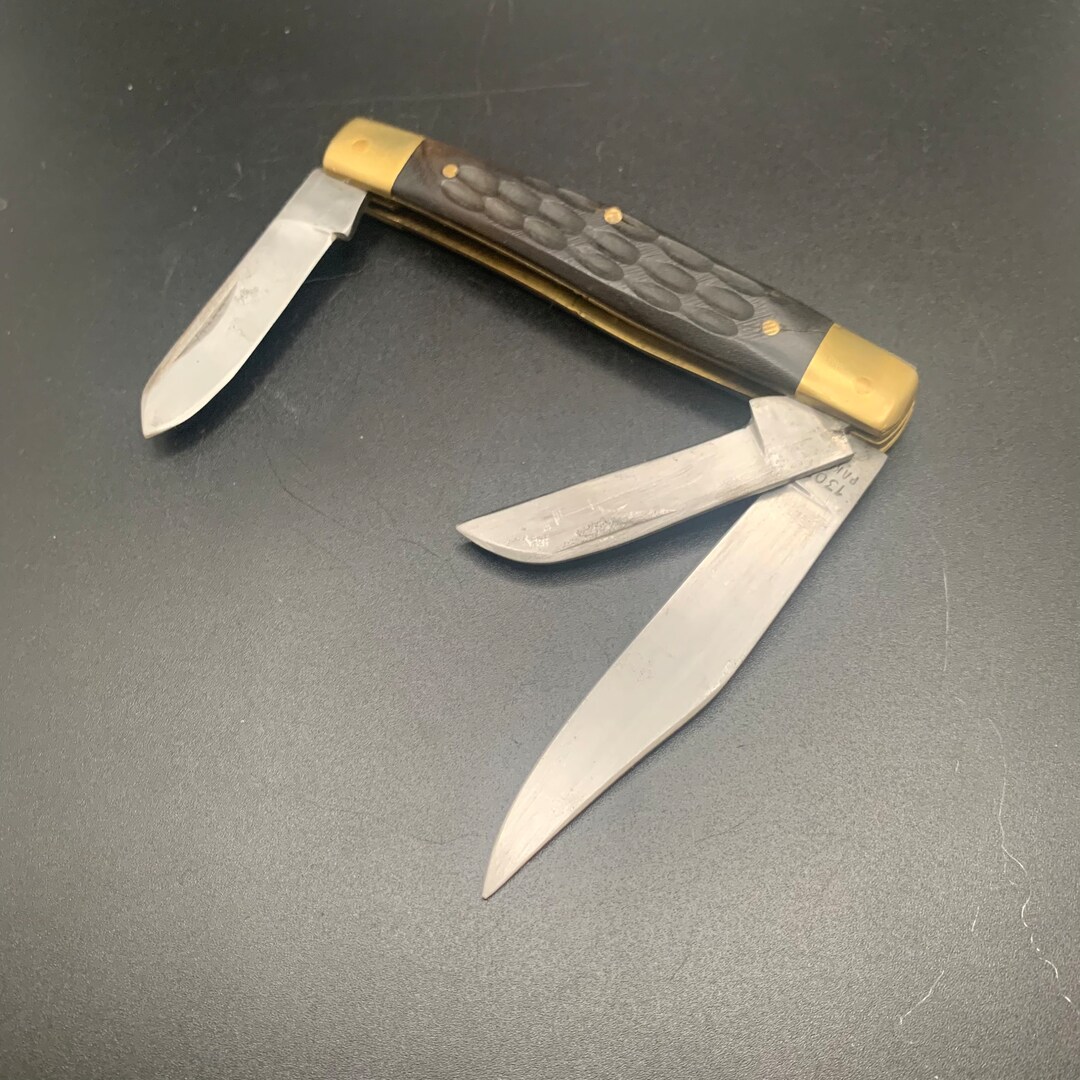 Pakistani 3 Blade Stockman Pocket Knife - Etsy