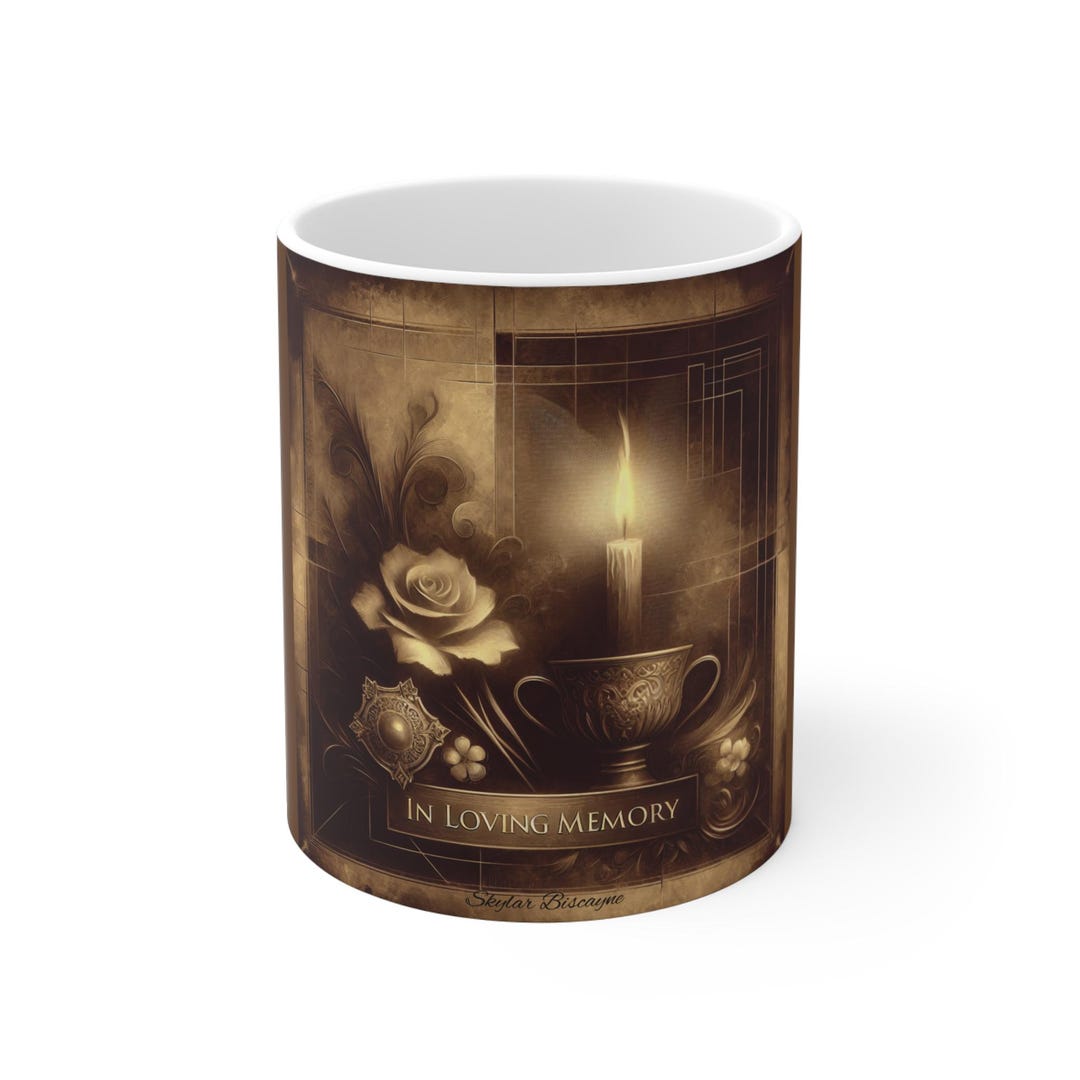 Mug, in Loving Memory Coffee Cup, Memorial Gift, Remembrance Tea Mug ...