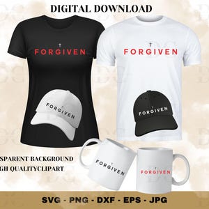 Forgiven, Religious Design, Christian of Jesus, Biblical Quote of ...