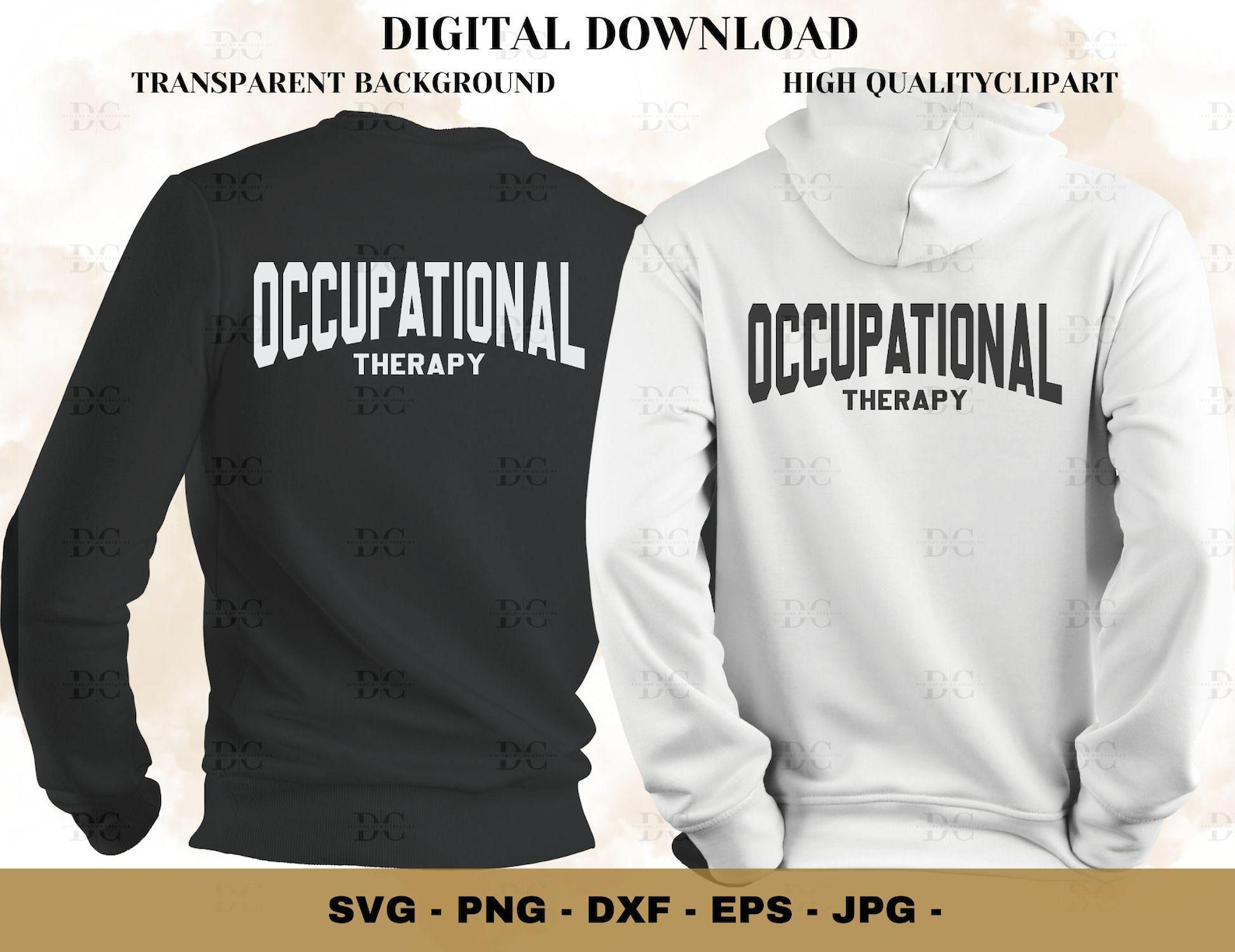 Occupational Therapy SVG Png Jpg Dxf Eps, High Quality Design ...