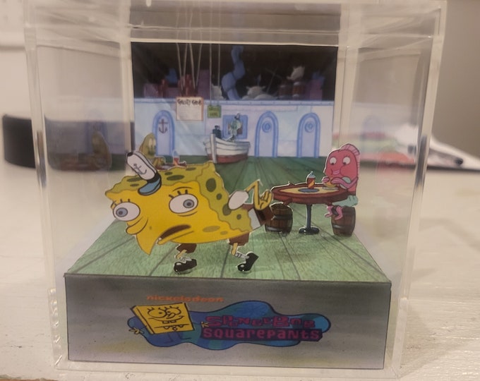 Spongebob Meme 2 Nostalgia Cube - Etsy
