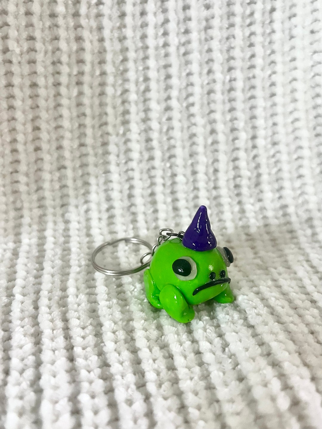 Funny Frog Keychain - Etsy