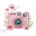 Pink Camera Clipart, Set of 3, PNG, Instant Digital Download ...