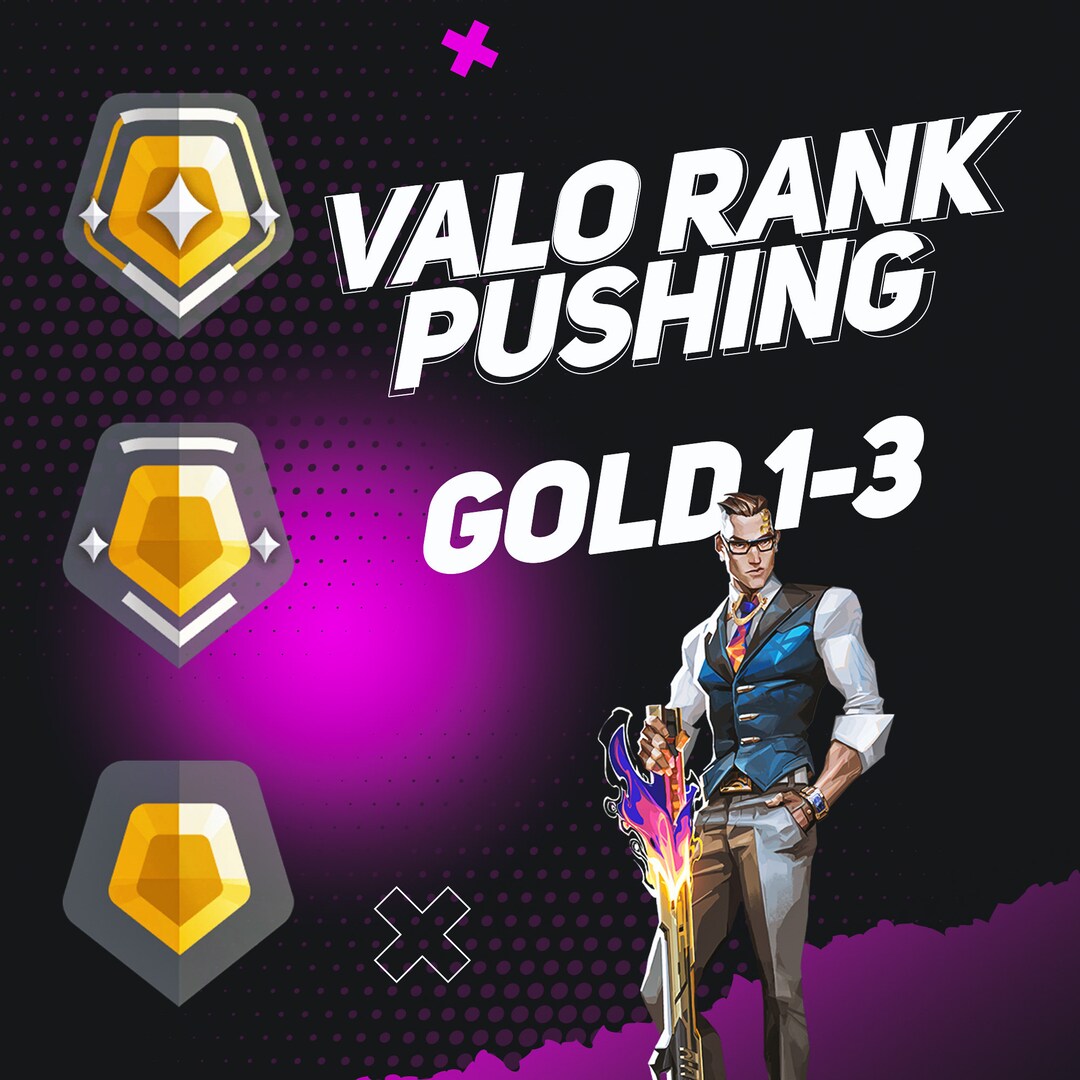 Valorant Rank Boosting Service I Gold 1 to 3 I Get Your Dream - Etsy