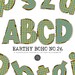 Earthy Boho 26 Alphabet Letters PNG Bundle, Hand Drawn Doodle Letters ...