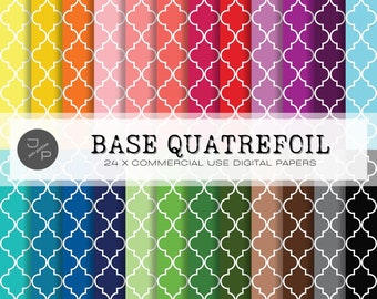 Gingham Digital Paper Pattern, Seamless, 24 Primary Color Paper Pack ...