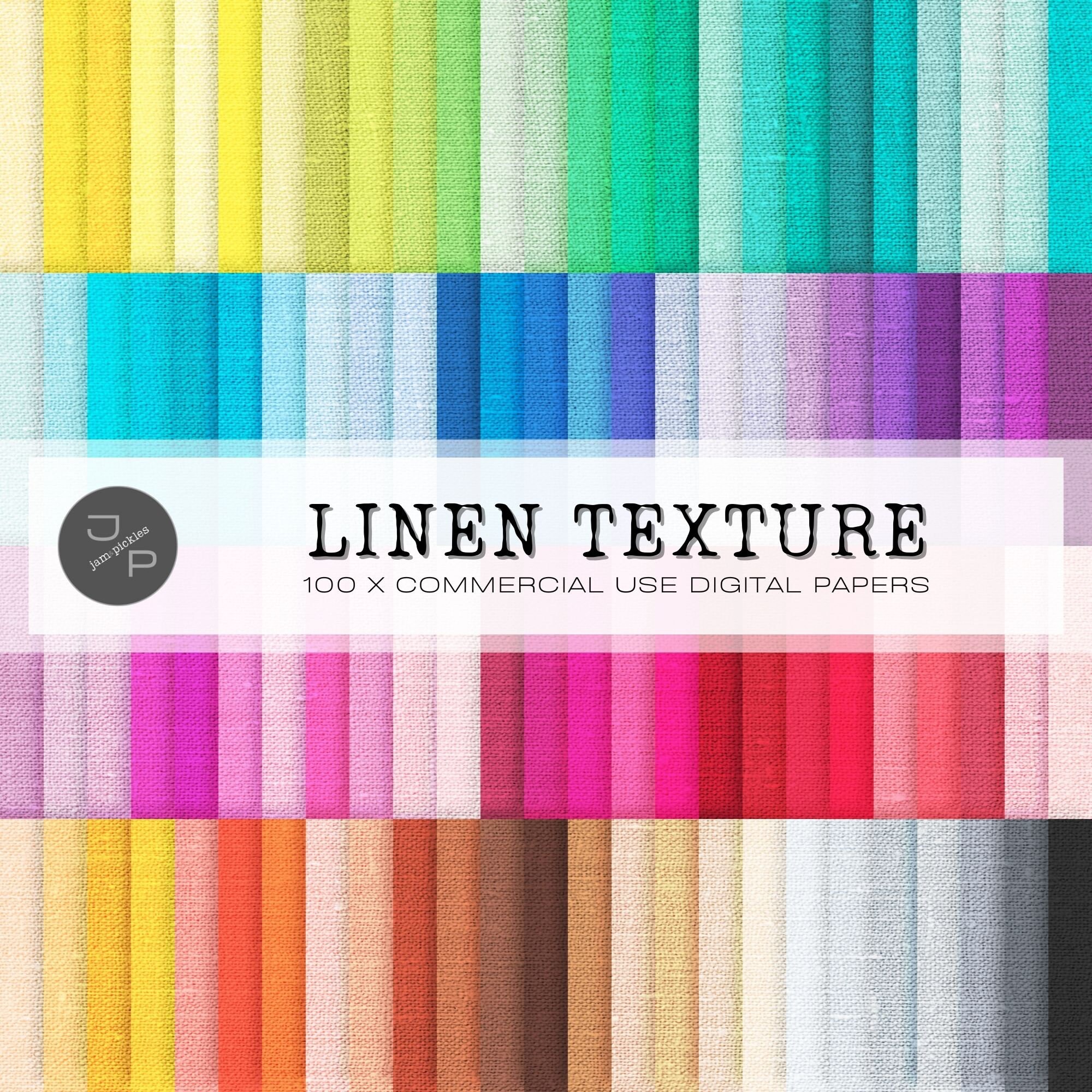 100 Linen Texture Digital Paper, Linen Fabric, Commercial Use Instant ...