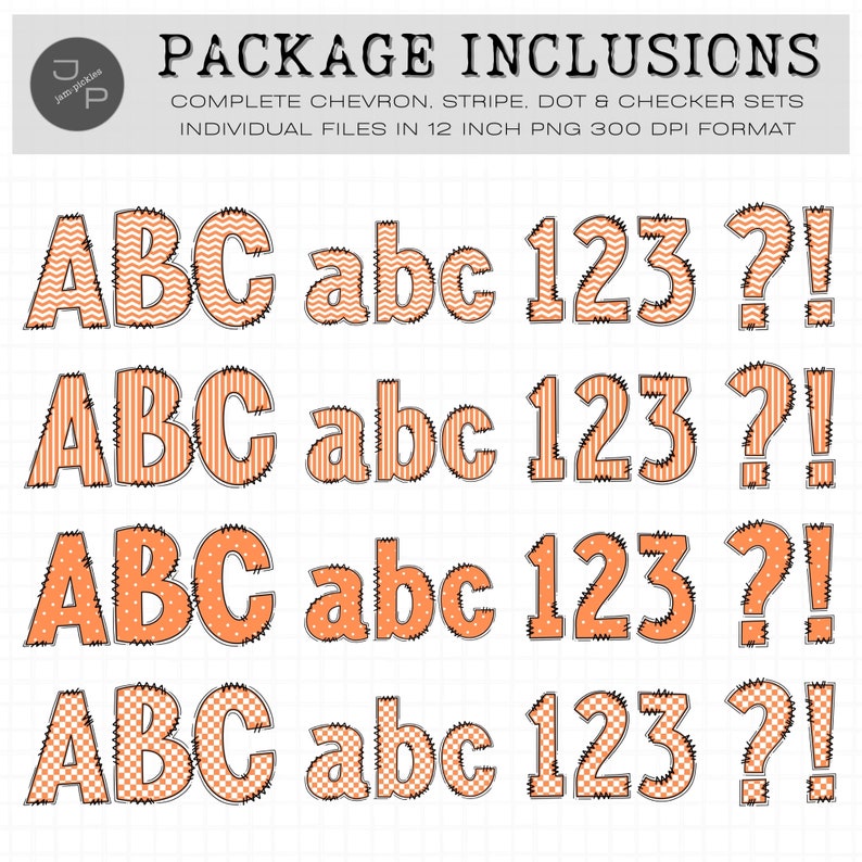 Rainbow Bright 10 Alphabet Letters PNG Bundle, Hand Drawn Doodle ...