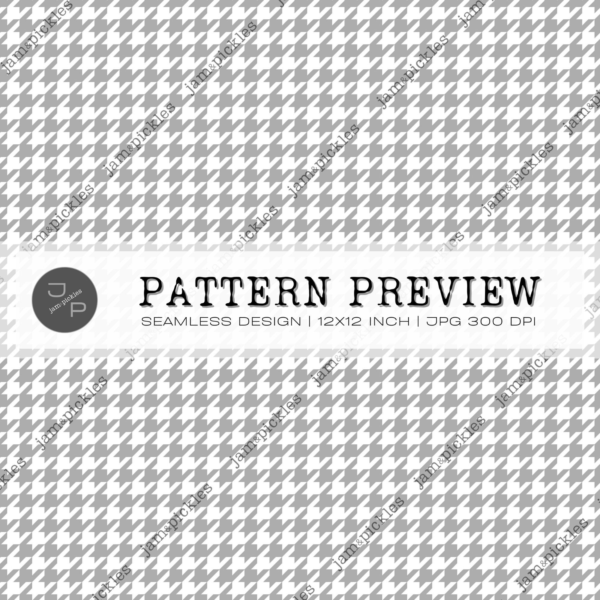 Houndstooth Digital Paper Pattern, Seamless, 24 Pastel Paper Pack ...