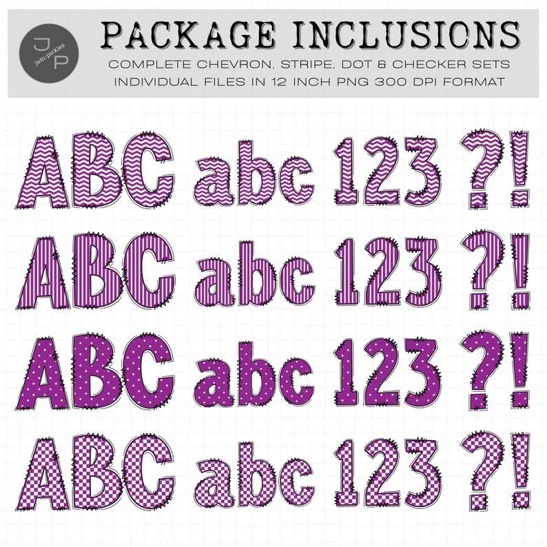 Rainbow Bright 20 Alphabet Letters PNG Bundle, Hand Drawn Doodle ...