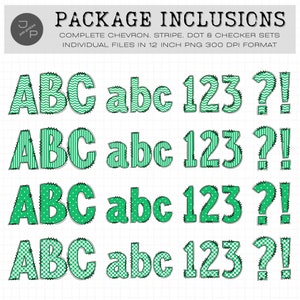 Rainbow Bright 2 Alphabet Letters PNG Bundle, Hand Drawn Doodle ...