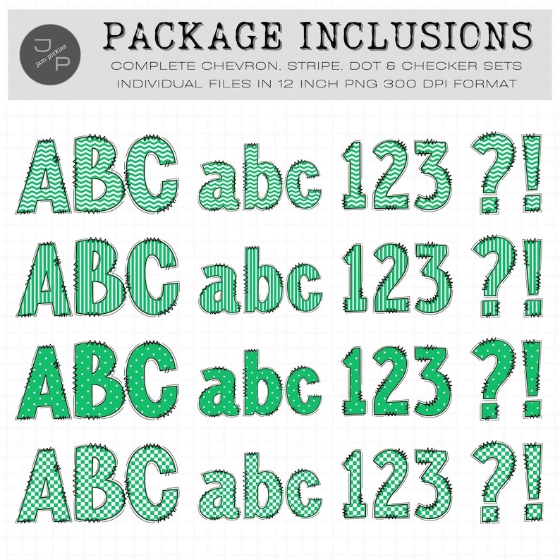 Rainbow Bright 2 Alphabet Letters PNG Bundle, Hand Drawn Doodle ...