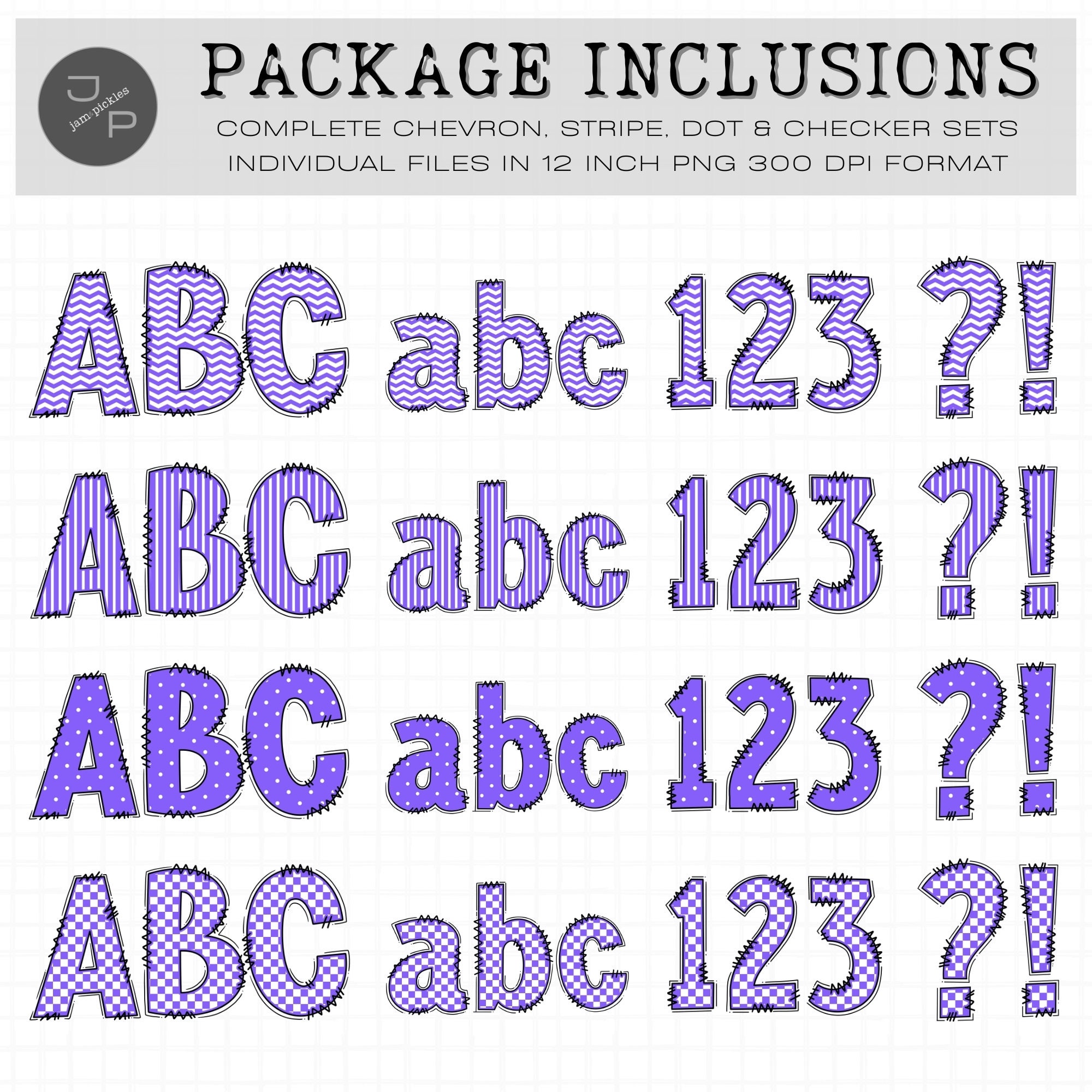 Rainbow Bright 21 Alphabet Letters PNG Bundle, Hand Drawn Doodle ...