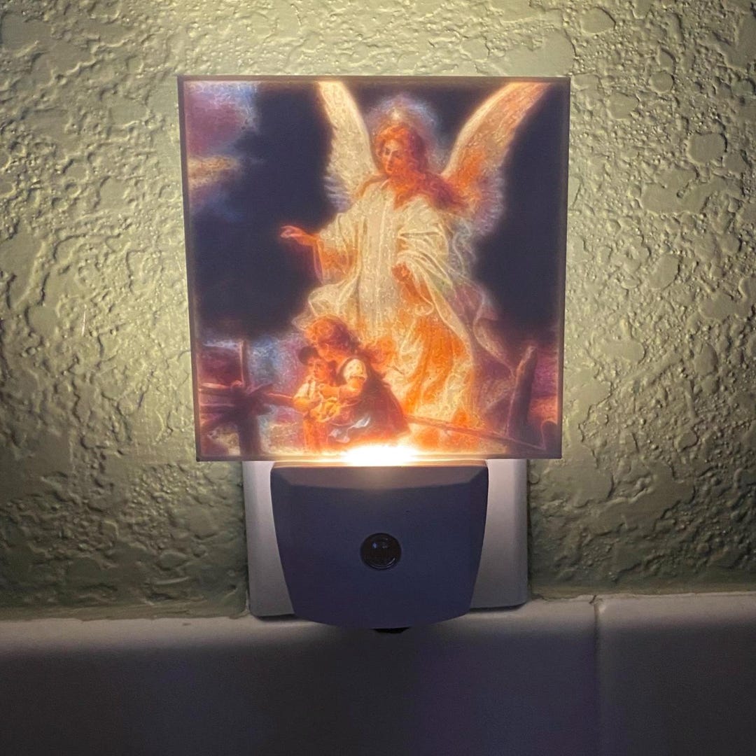 Guardian Angel LED Night Light - Etsy