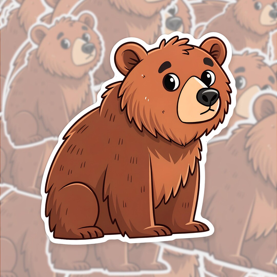 Cute Wombat Sticker - Adorable Animal Vinyl Decal - Matte Waterproof ...