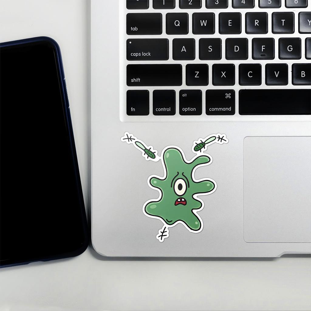 Splattered Plankton Sticker - Funny Aesthetic Waterproof Vinyl Decal ...