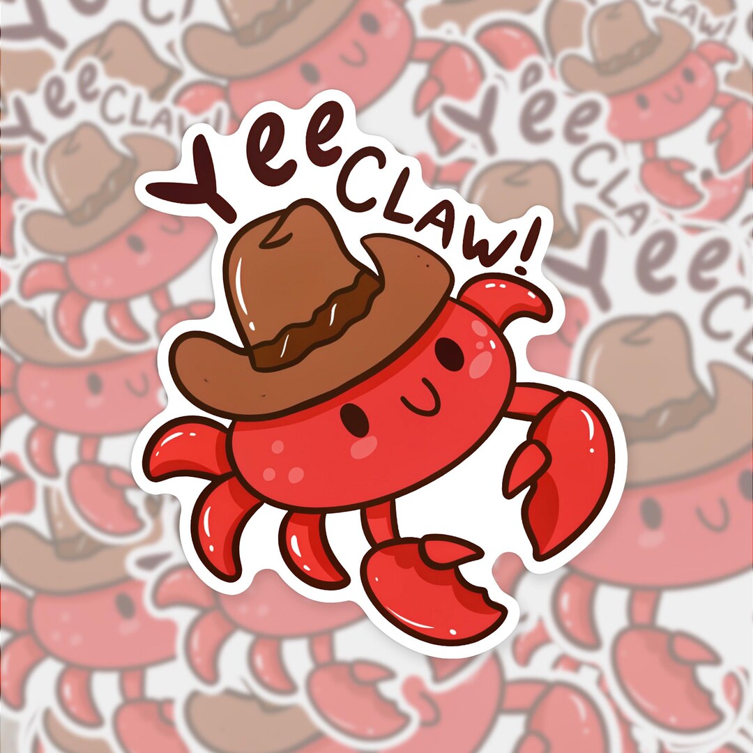 Yeeclaw Sticker - Funny Meme Vinyl Decal - Cowboy Western Humor Gift ...