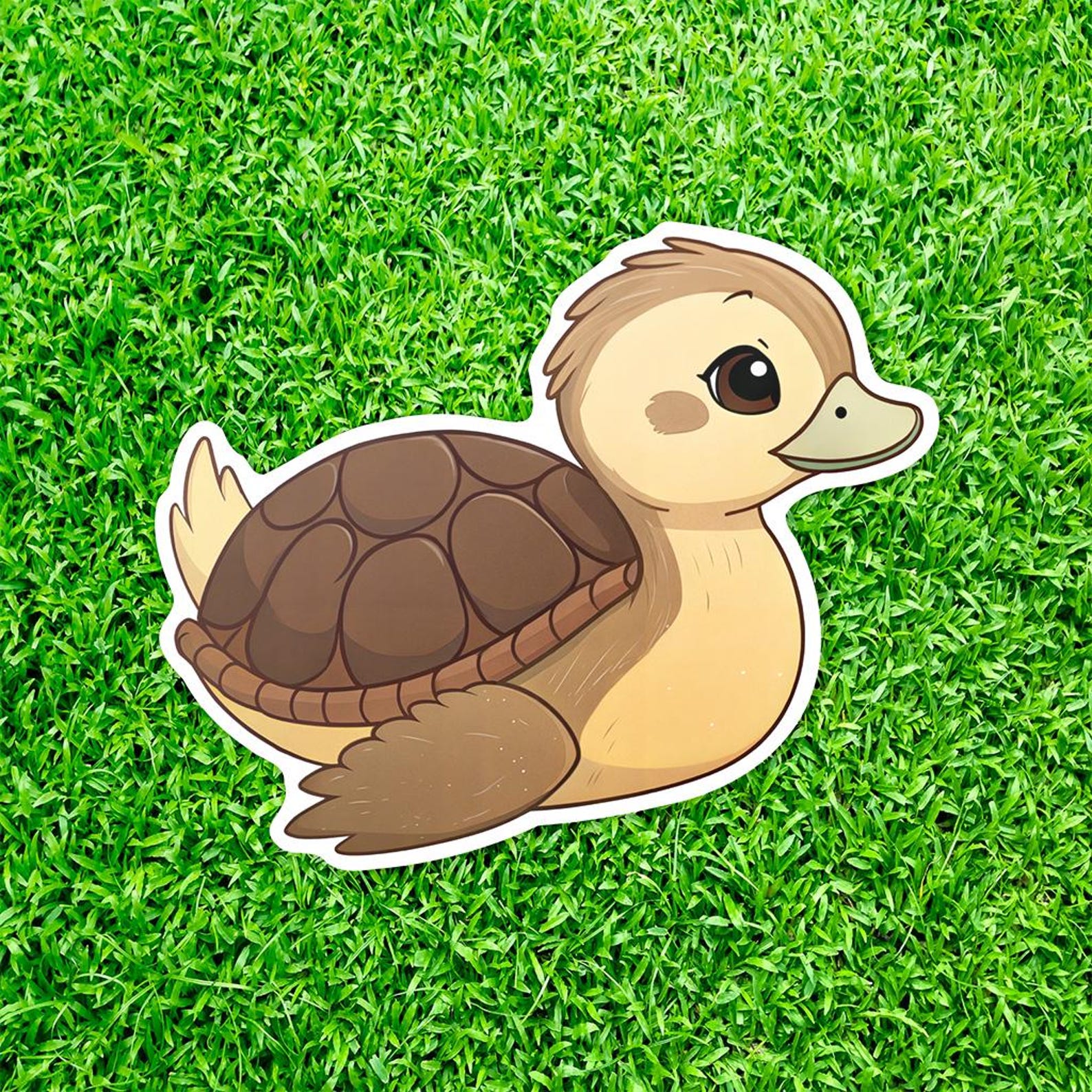 Avatar Turtle Duck Sticker - Cute Hybrid Animal Design - Fun Duck ...