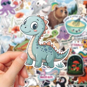 Brontosaurus Stickers - Cute Dinosaur Planner Sticker - Fun Gift for ...