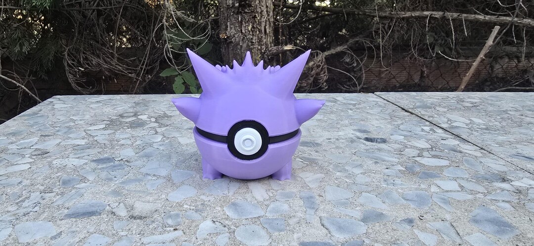 Gengar Poké Ball – 3D Printed PLA Figure – Gift for Pokémon Fans – Geek ...