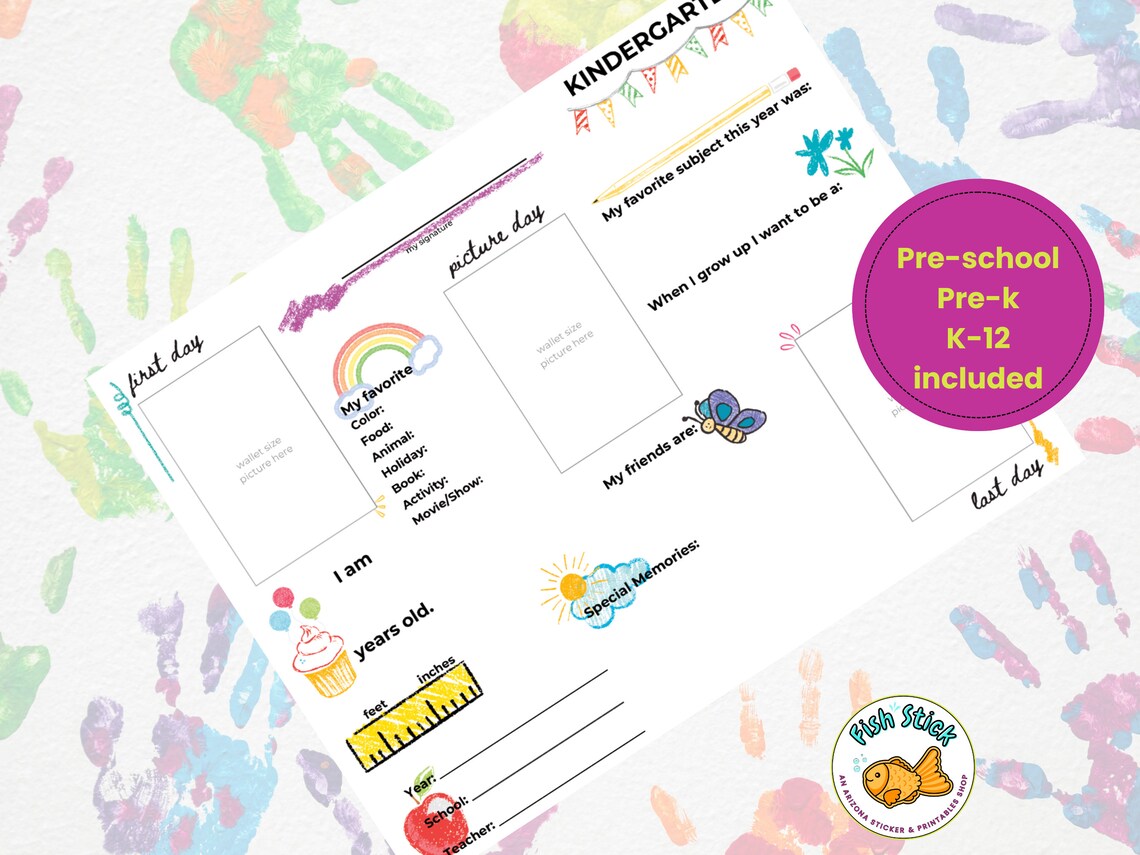 Baby Book Printable Memory Book Printable Baby's First Years Kids ...