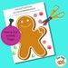 Gingerbread Man Activity Sheet, Print & Cut Activity Sheet, Kids ...