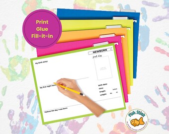 Baby Book Printable Memory Book Printable Baby's First Years Kids ...