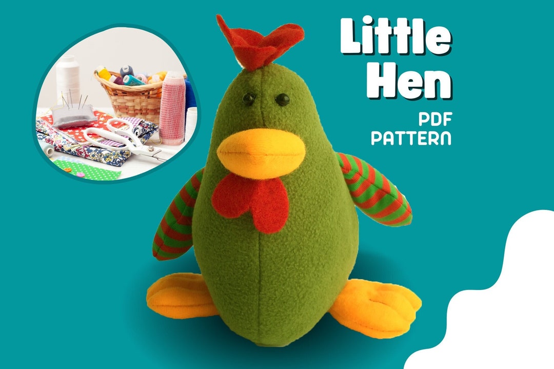 Cute Hen PDF Sewing Pattern - Etsy