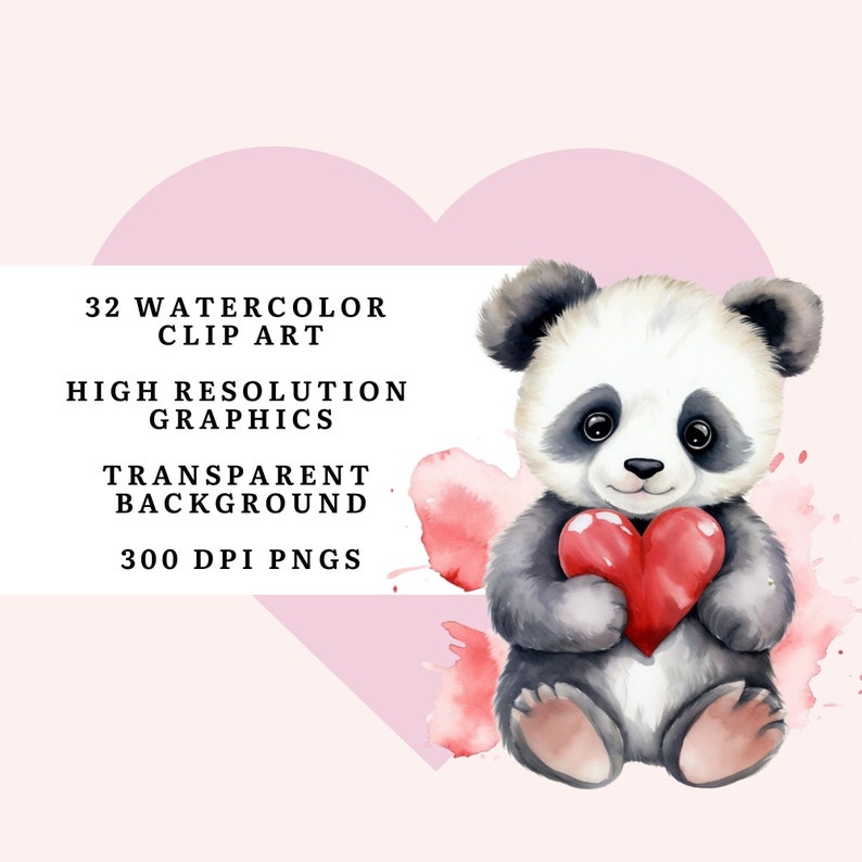 Animals Valentines Day Clip Art Watercolor Woodland Animal Clipart Owl ...