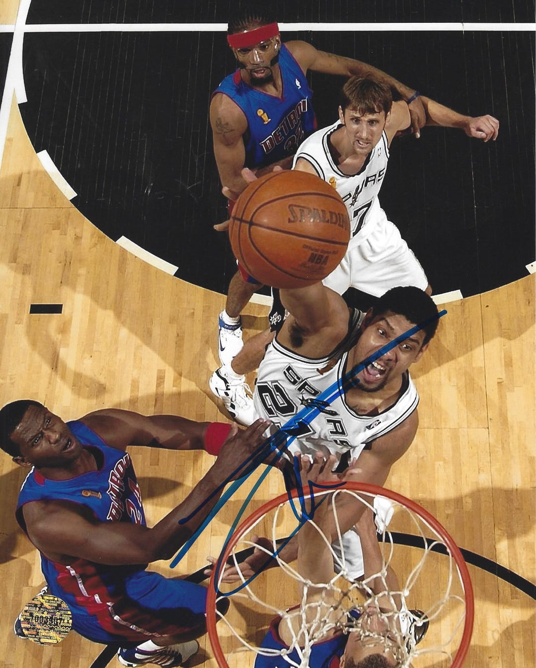 Tim Duncan San Antonio Spurs Autographed Signed 8x10 Photo ...