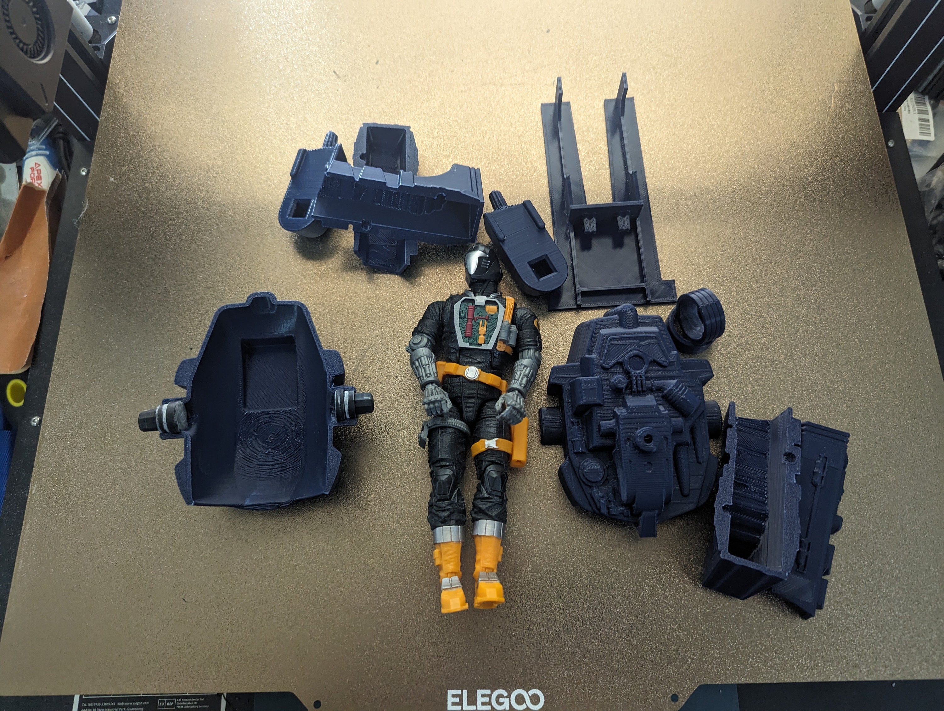 Custom GI Joe Cobra Snake Armor 1/12 Scale Classified 6inch blue - Etsy