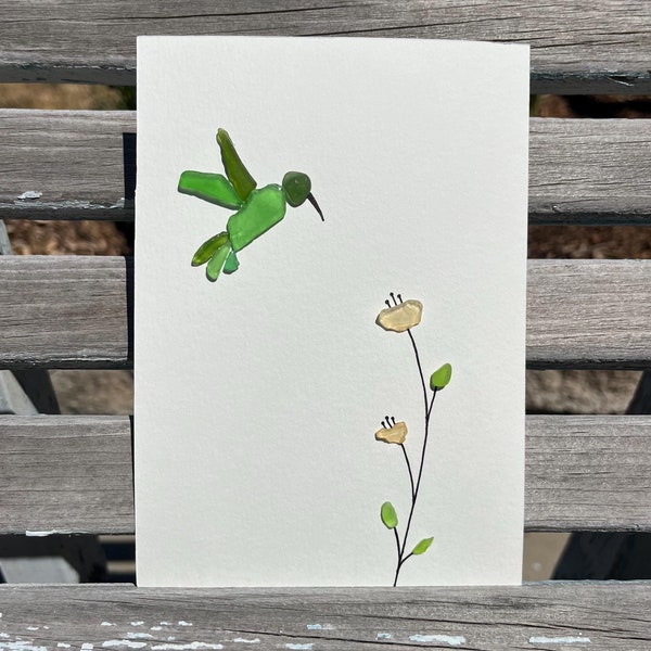 Seaglass Hummingbird - Etsy
