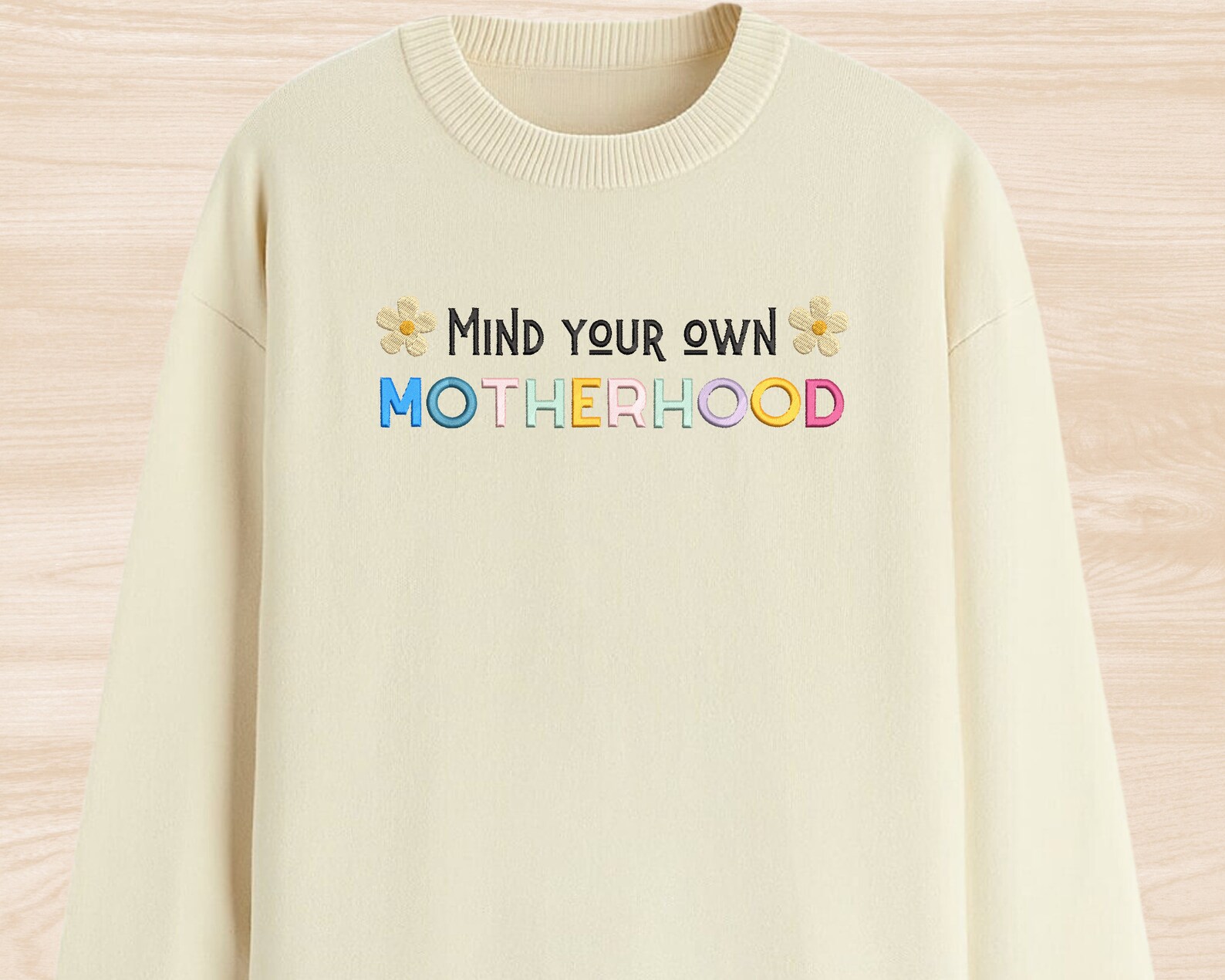 Mind Your Own Motherhood Embroidery Design, Mom Embroidery Design, Gift ...