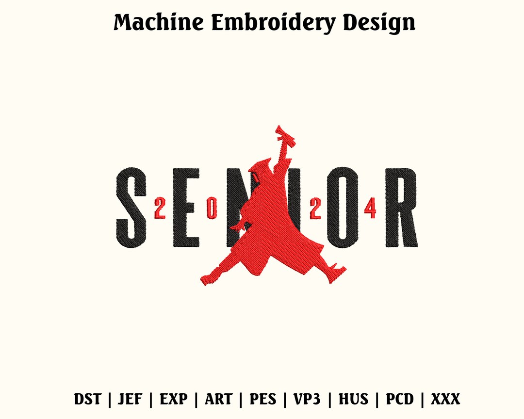 Senior 2024 Embroidery Designs, Class of 2024 Embroidery Design, Gifts ...