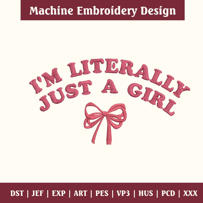 Girl Embroidery - Etsy