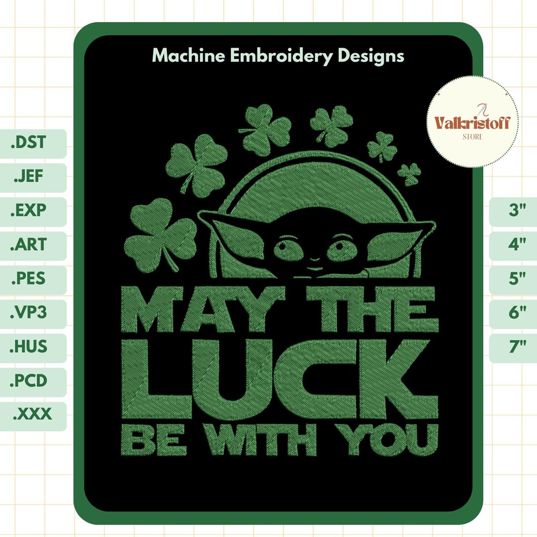 Retro Cute Little Lucky Wizard Broidery Design, Dst File for Embroidery ...