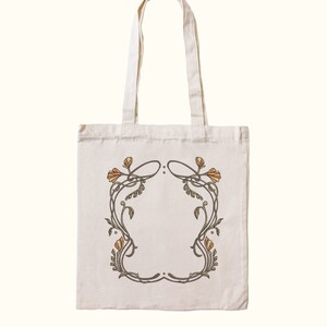 Retro Flower Frame Embroidery Design, Boho Floral Frame Embroidery File ...