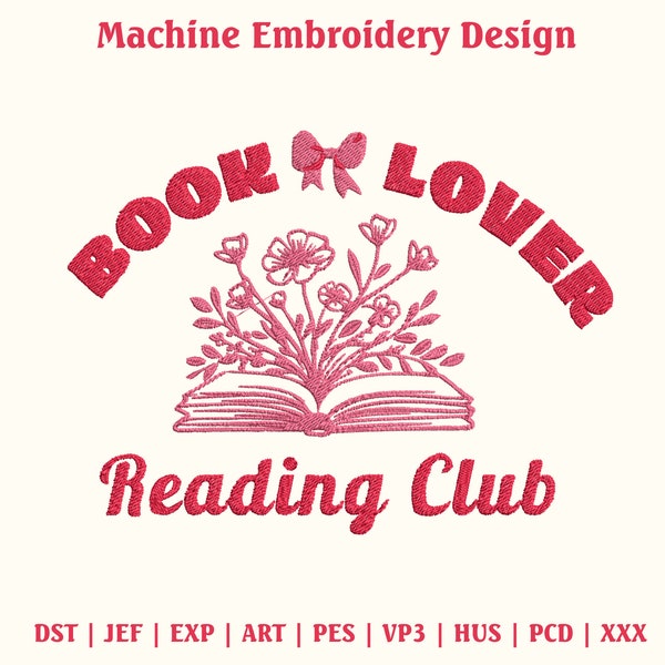 Reading Embroidery - Etsy