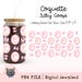 Pink Coquette Silly Goose 16 Oz Libbey Glass Can Wrap Png Spring Goose ...